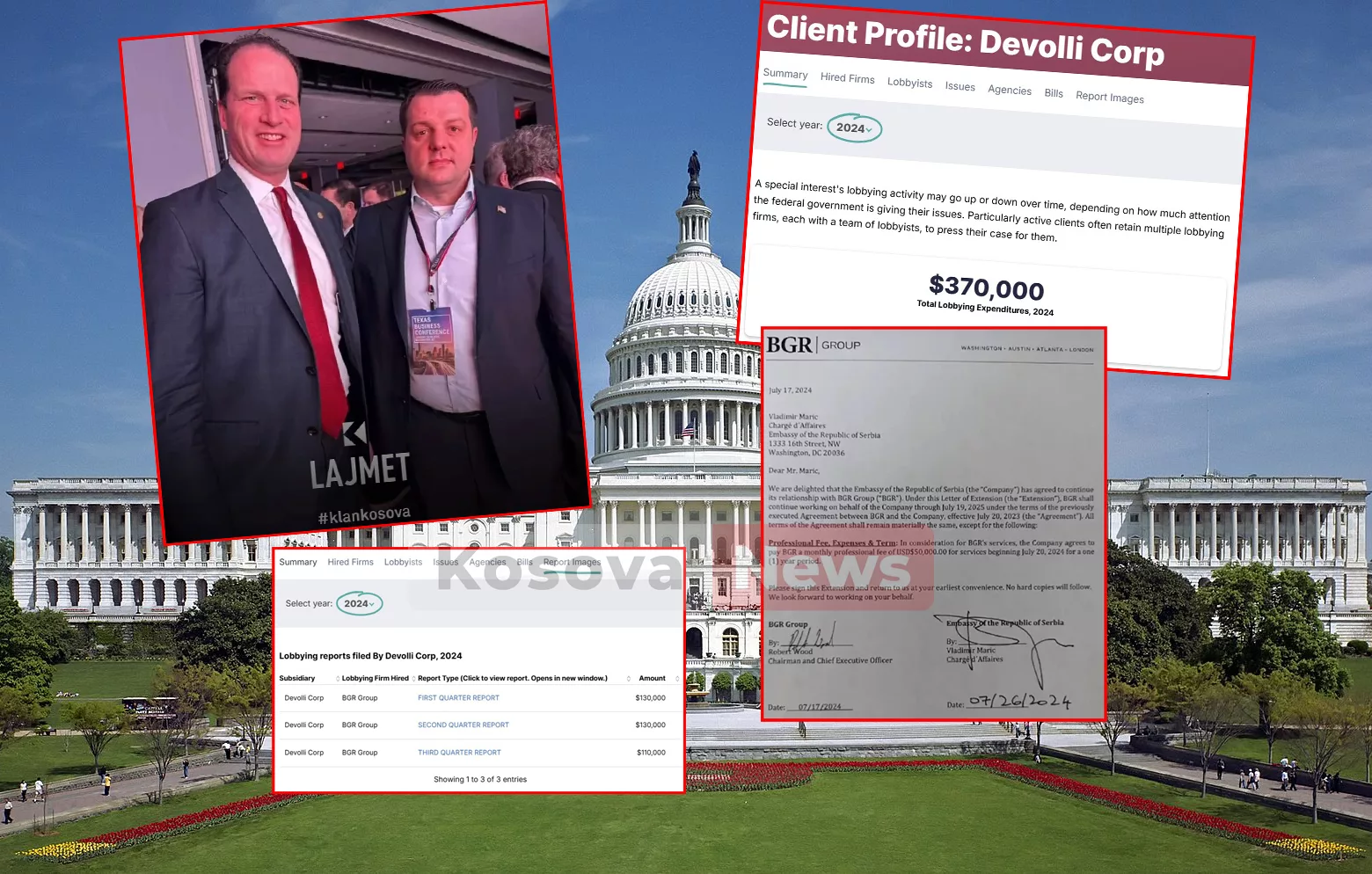 Oligarkët Devolli paguan qindra-mijëra dollarë për lobim në SHBA ...
