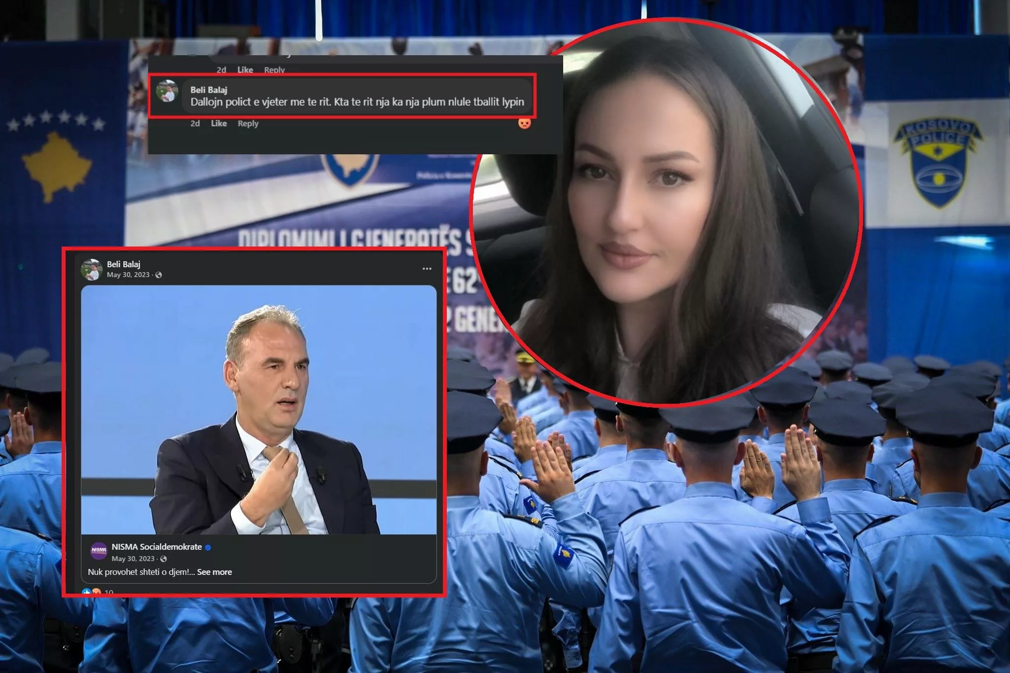 Skandaloze - Zyrtarja e MINT bën koment me thirrje për vrasje: K’ta polict e ri nja ka nja plum ...